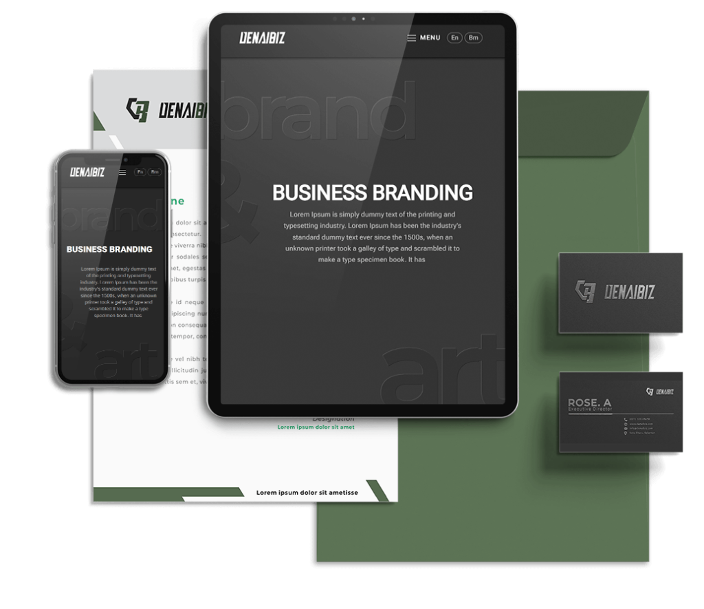 Company Profile & Website Design Service: Corporate Branding